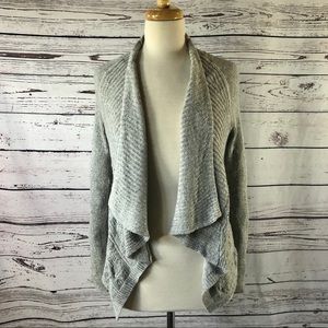 Moth | Sweaters | Moth Anthropologie Gray Open Cardigan Sweater | Poshmark